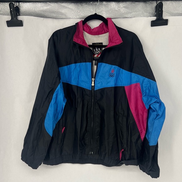 jcpenney | Jackets & Coats | Vintage Usa Olympics Windbreaker Jacket ...